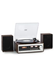 Auna Oxford SE Mini-Stereoanlage DAB+/FM BT-Funktion Vinyl CD AUX-In Oxford SE TI