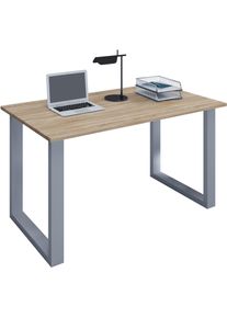 PKline Schreibtisch Computer PC Tisch Arbeitstisch Bürotisch Computertisch Eiche Dekor