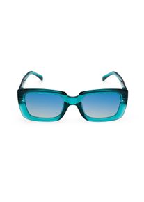 Contacta, Dafne Damen-Sonnenbrille mit polarisierten Gläsern, glänzend, halbtransparent, klare Sicht, Smaragdfarbe, 24 g