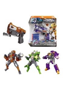 Toi-Toys Roboforces Transformers Roboter-Pistole 2 in 1 mit Schaumstoffpfeilen - Roboter & Pistole- Spielzeug ab 6 Jahren - Action Figur - Konstruktionsspielzeug - Zufällige Farbe