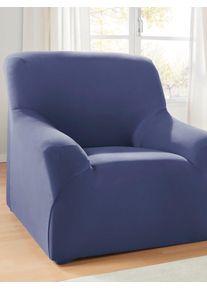 Webschatz Stretch-Husse 1-Sitzer, blau