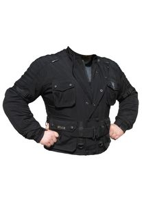 Skorpion ADVENTURE Motorrad- und Freizeitjacke aus dem speziellen Textilstoff Dupont-Cordura. Wind- und Wasserdichte Jacke in schwarz, Gr.: XL