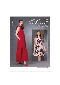 Vogue Patterns V1802A Damenkleid A (XS-S-M-L-XL-XXL), Papier