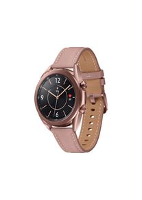 Samsung Galaxy Watch 3 41 mm LTE & Bluetooth Smartwatch Edelstahl Echtleder, Größe S/M (130 - 190 mm), Mystic Bronze/Pink
