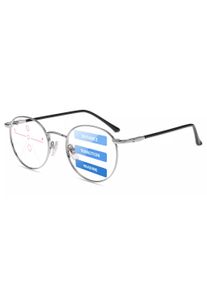 Firmoo Progressives Multifokal Lesebrille 2.0x für Frauen Männer Anti Blaulichtfilter Computer Brille Lesebrillen Multifokal-Leser Blendschutz Augenbelastung Ultraleicht