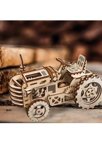 Robotime Mechanischer Traktor 3D Puzzle | LK401 von ROKR | MagicHolz