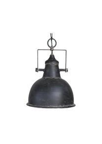 Chic Antique Factory Lampe, H36/D24 cm antik schwarz