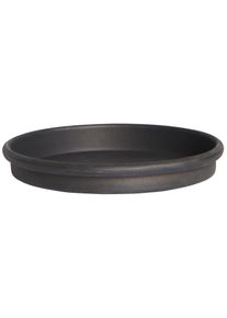 IB Laursen Kerzentablett aus Metall mit Kante, Höhe 1,00 cm, Ø 8,00 cm, schwarz