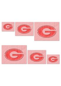 Stencil Stop Georgia Bulldogs G Logo Schablone – 14 Mil Mylar Kunststoff – Offizielles Lizenzprodukt 2 x 1.29 inches transparent