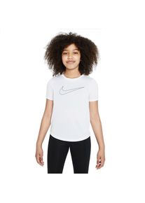 Nike Dri-FIT One (Girls) Short-Sleeve Training Top weiß