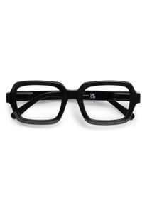 HAVE A LOOK – Lesebrille +3.0 – Schwarz – Quadratisch – Lesebrillen für Damen und Herren – Qualitativ Hochwertig – Flexibügel – Gute Passform – Biobasiert Brille - Nachhaltig