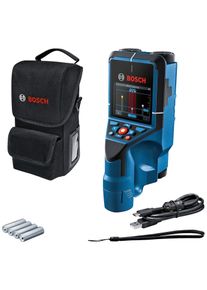 Bosch Professional Leitungsortungsgerät Wallscanner D-tect 200 C Professional, Ortungsgerät inkl. Batterien, blau