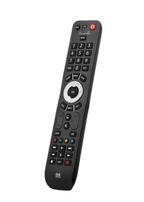 One For All Evolve 2 Universal Fernbedienung TV - Steuerung von 2 Endgeräten - TV / Smart TV und Set Top - Funktioniert garantiert mit allen Herstellermarken - Optimiert für Smart TV – URC7125