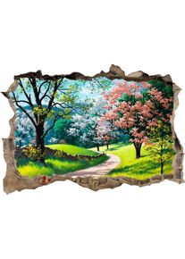 Wandtattoo Natur, Schöne Blumen, Bäume, 3D-Ansicht, Wandaufkleber, Poster, Schlafzimmer HOME DECOR 60x90CM