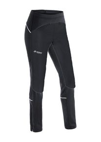 Maier Sports Funktionshose Telfs CC Pants W Vielseitige Hybridhose für alle nordischen Wintersportarten, schwarz