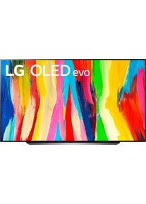 LG OLED83C27LA OLED-Fernseher (210 cm/83 Zoll, 4K Ultra HD, Smart-TV), schwarz