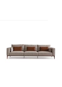 JVmoebel Sofa Großer Brauner Luxus Viersitzer Designer Möbel Couch Neu