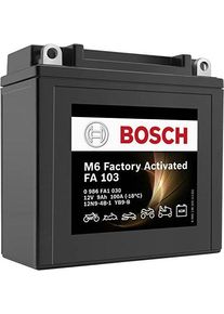 Bosch Automotive Bosch AGM-Motorradbatterie M6 FA103 9Ah 100A