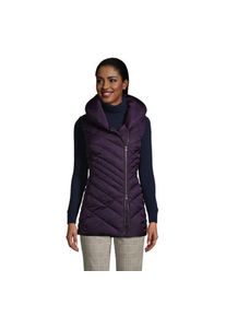 LANDS' END Steppweste THERMOPLUME mit Webpelzfutter, Damen,  Lila, Polyester, by Lands' End