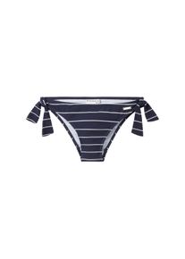 Tom Tailor Damen Gestreifter Bikini-Slip, blau, Streifenmuster, Gr. 38