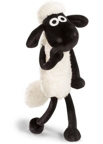 Nici Kuscheltier Shaun das Schaf, 35cm, schwarz|weiß