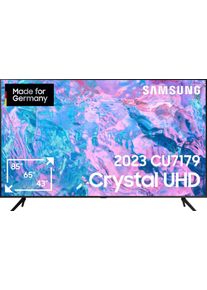 Samsung GU43CU7179U LED-Fernseher (108 cm/43 Zoll, 4K Ultra HD, Smart-TV, Crystal Prozessor 4K, Gaming Hub, Object Tracking Sound Lite (OTS Lite), PurColor, Smart Hub & Gaming Hub), schwarz