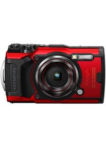 Olympus Tough TG-6 Outdoor-Kamera (12 MP, 4x opt. Zoom, WLAN (Wi-Fi), rot