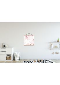 MuchoWow Poster Marmor - Rosa