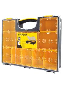 Stanley Stst14710 10-Compartment Small Parts Organizer, Black/Yellow