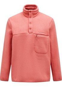 Peak Performance - Sweatshirts und Fleecejacken - Fleece Snap T-Neck Trek Pink für Herren - Rosa