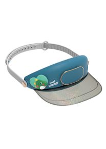 Generic Outdoor Fan Hat Leafless Mute USB wiederaufladbarer tragbarer Camping Mini Fan Cute Pet Fan Hat Outdoor Charging Ergonomischer Sattelhocker