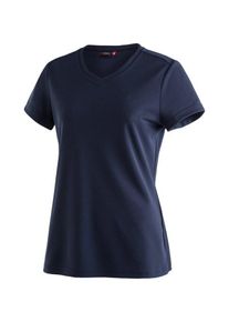 Maier Sports Funktionsshirt Trudy Damen T-Shirt, Kurzarmshirt für Wandern und Freizeit, blau