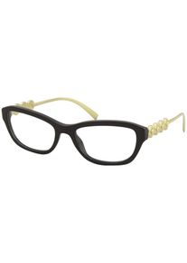 Versace VE3279A GB1 Brillenrahmen, Schwarz, mit Demo-Linse, 54 mm, Schwarz