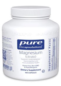 Pure Encapsulations Magnesium citrate 150mg, 180 veg Kapseln (177,33 EUR pro kg)
