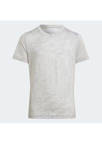 Adidas AEROREADY 3-Streifen Allover Print Kids T-Shirt