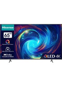 HISENSE 65E77KQ PRO LED-Fernseher (164 cm/65 Zoll, 4K Ultra HD, Smart-TV), grau