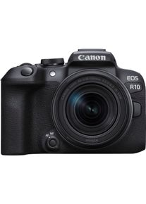 Canon EOS R10 + RF-S 18-150mm F3.5-6.3 IS STM Systemkamera (RF-S 18-150mm F3.5-6.3 IS STM, 24,2 MP, Bluetooth, WLAN), schwarz