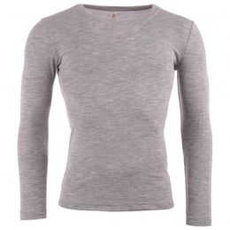 Engel - Shirt L/S - Merinounterwäsche Gr 46/48 grau