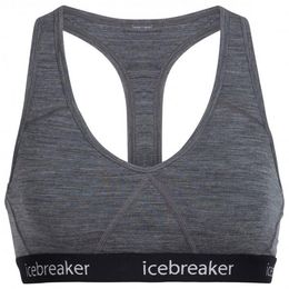 Icebreaker - Women's Sprite Racerback Bra - Merinounterwäsche Gr XS grau/blau