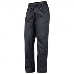 Marmot - Women's PreCip Eco Full Zip Pant - Regenhose Gr S - Regular grau/schwarz