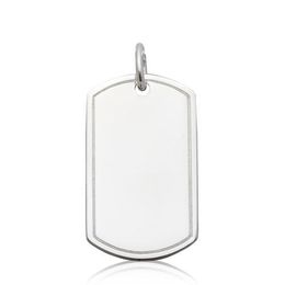 UNIQUE Gravierbares 925 Sterling Silber Dog Tag
