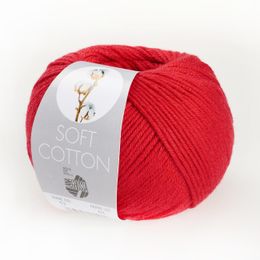Soft Cotton von Lana Grossa, Rot, aus Baumwolle