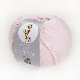 Soft Cotton von Lana Grossa, Zartrosa, aus Baumwolle