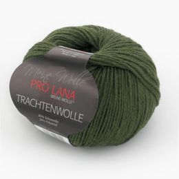 Trachtenwolle von Pro Lana, Oliv, aus Schurwolle