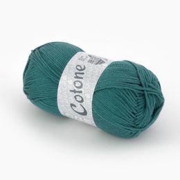 Cotone Uni von Lana Grossa, Blaugr&uuml;n, aus Baumwolle