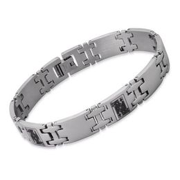 UNIQUE Modernes Armband Edelstahl 20,5cm