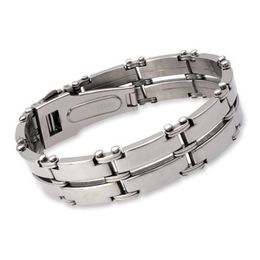 UNIQUE Modernes hochglanzpoliertes Armband Edelstahl