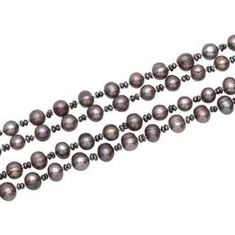 UNIQUE Echte Perlenkette aus Süßwasserperlen