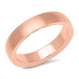 UNIQUE Rosé vergoldeter Ring Edelstahl 4,9 mm breit