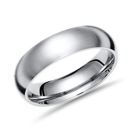 UNIQUE Moderner Ring Titan 6mm Breite matt